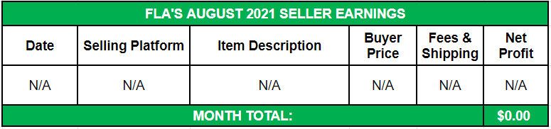 August Side Income Report | 2021 - Fresh Life Advice